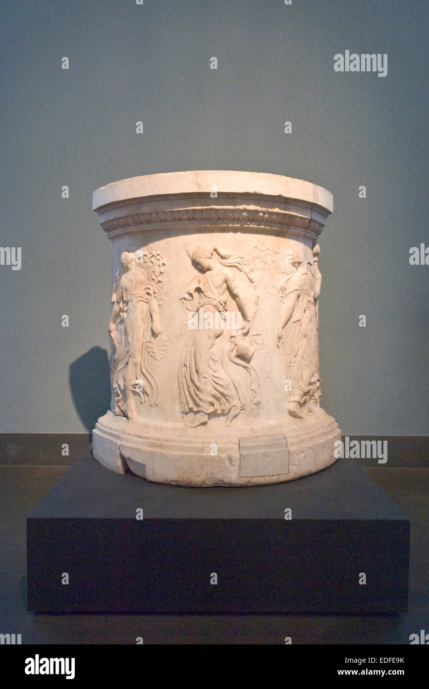 Vase with Maenads Stock Photo - Alamy