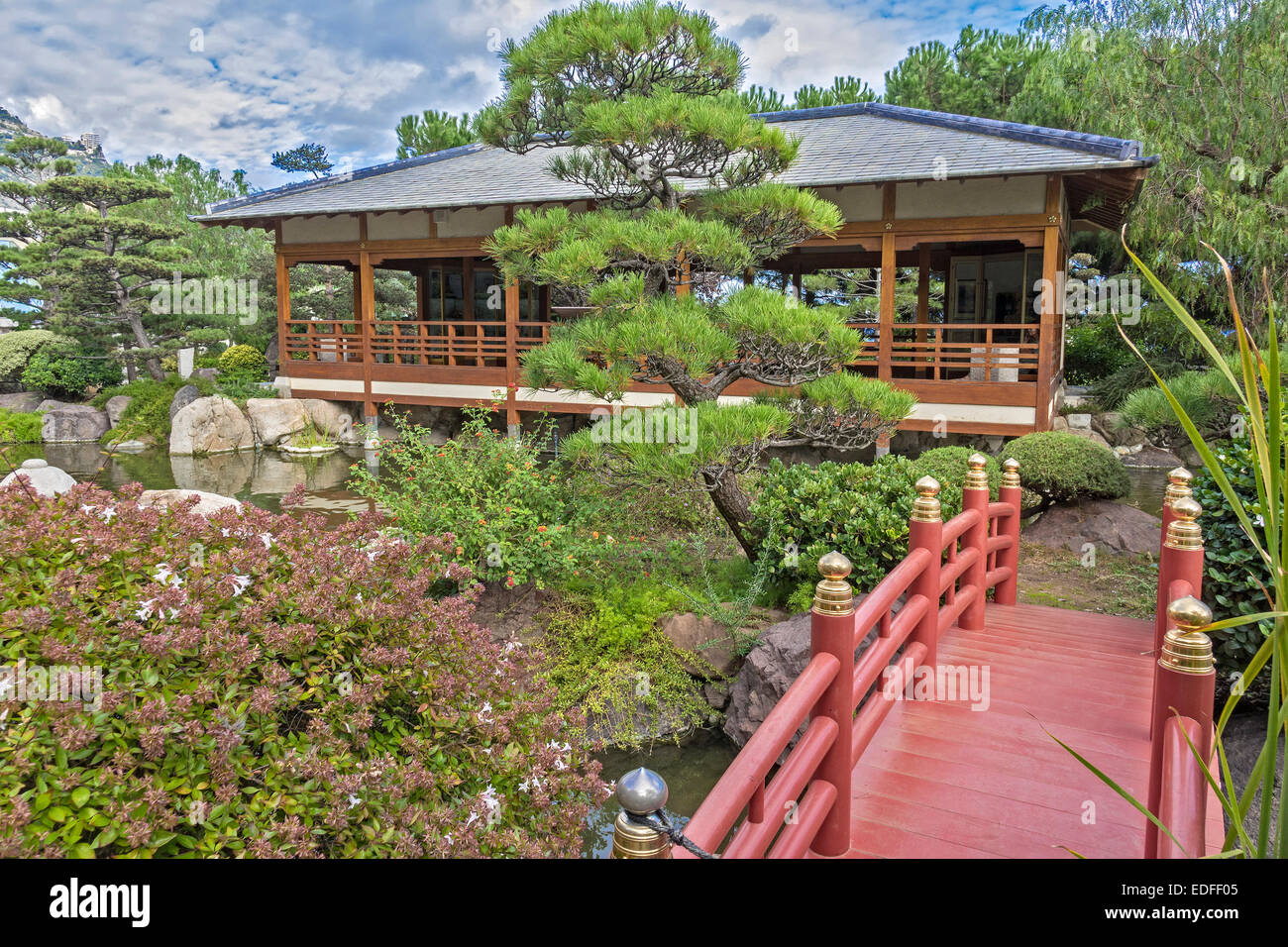 Japanese Garden Monte Carlo Monaco Stock Photo - Alamy