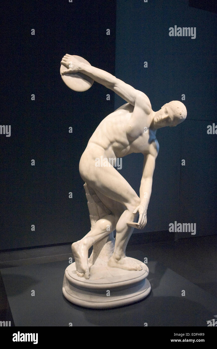Discobolus Palombara - Discobolo Lancellotti Stock Photo - Alamy
