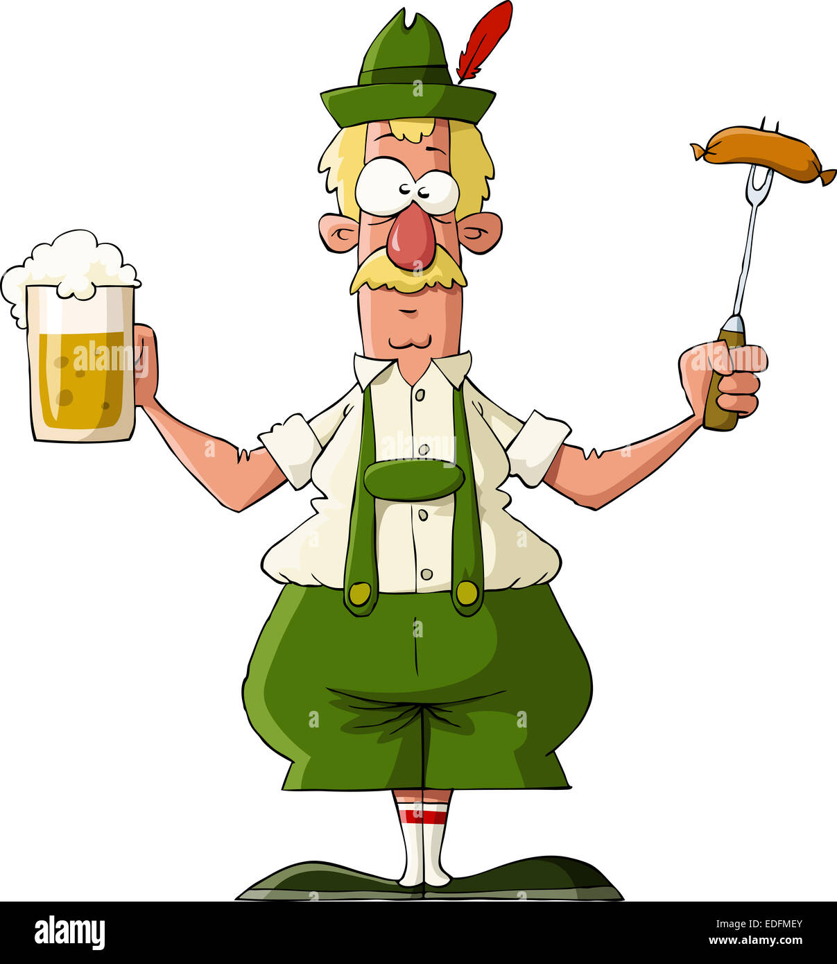 German Oktoberfest Cartoon High Resolution Stock Photography and Images ...