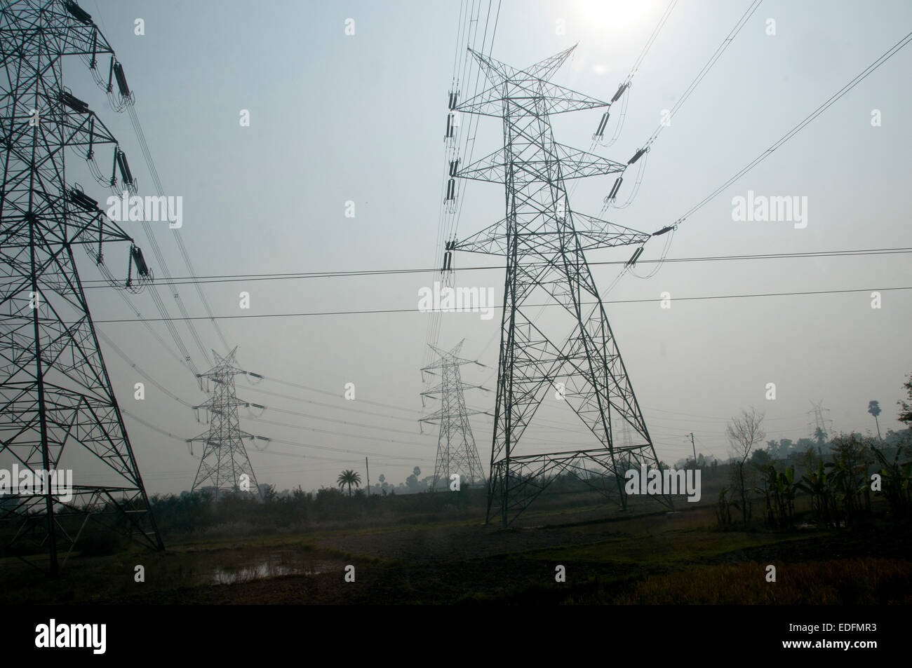 Electricity Pylon India High Resolution Stock Photography and Images ...