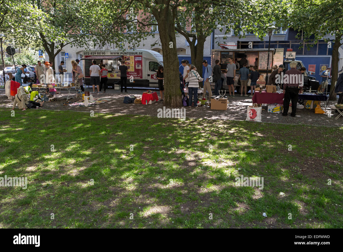 Market, SoFo, Sodermalm, Stockholm, Sweden Stock Photo - Alamy