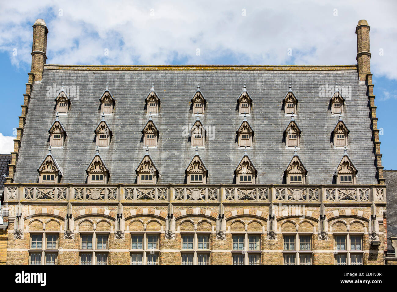 Buildings architecture old town ypres hi-res stock photography and ...