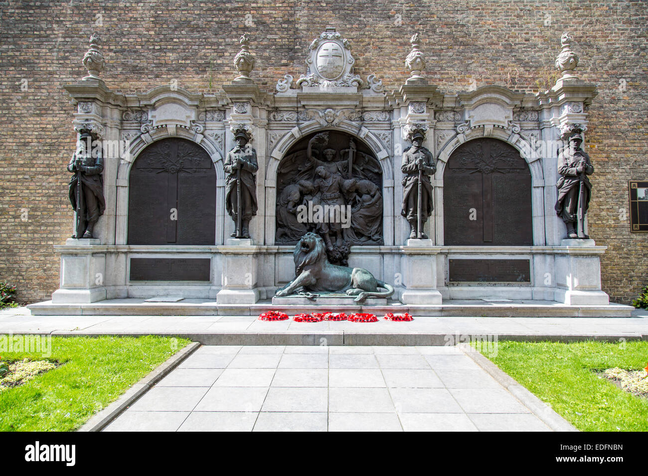 War memorial in the old town of Ypres Stock Photo - Alamy