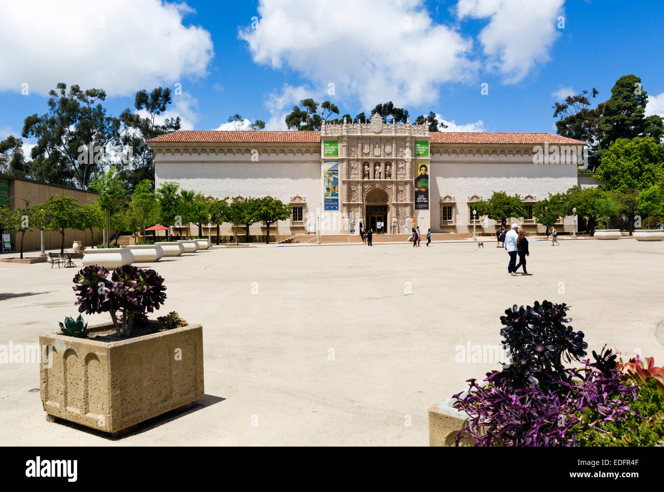 The San Diego Museum of Art, El Prado, Balboa Park, San Diego ...
