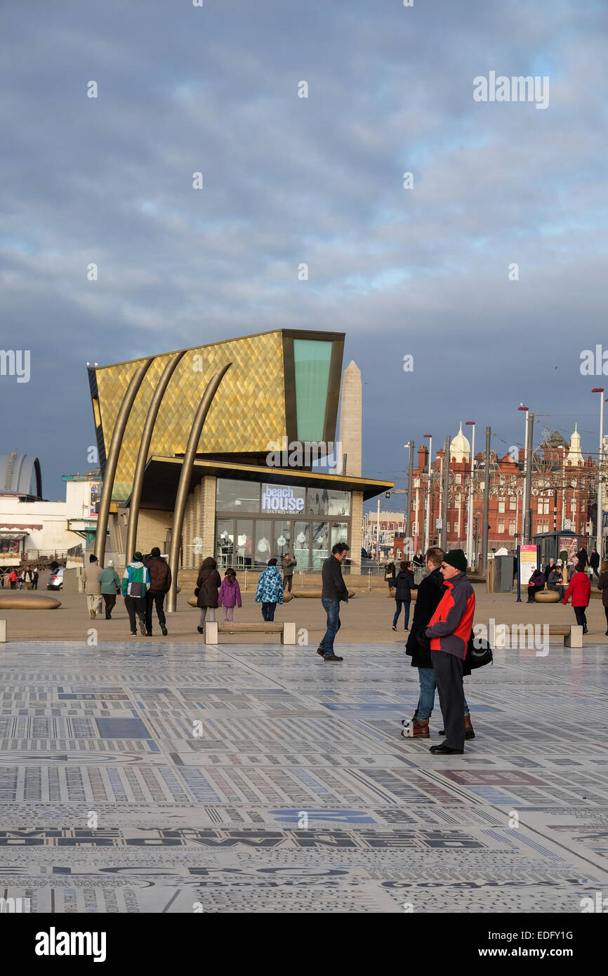 Blackpool comedy carpet hi-res stock photography and images - Alamy