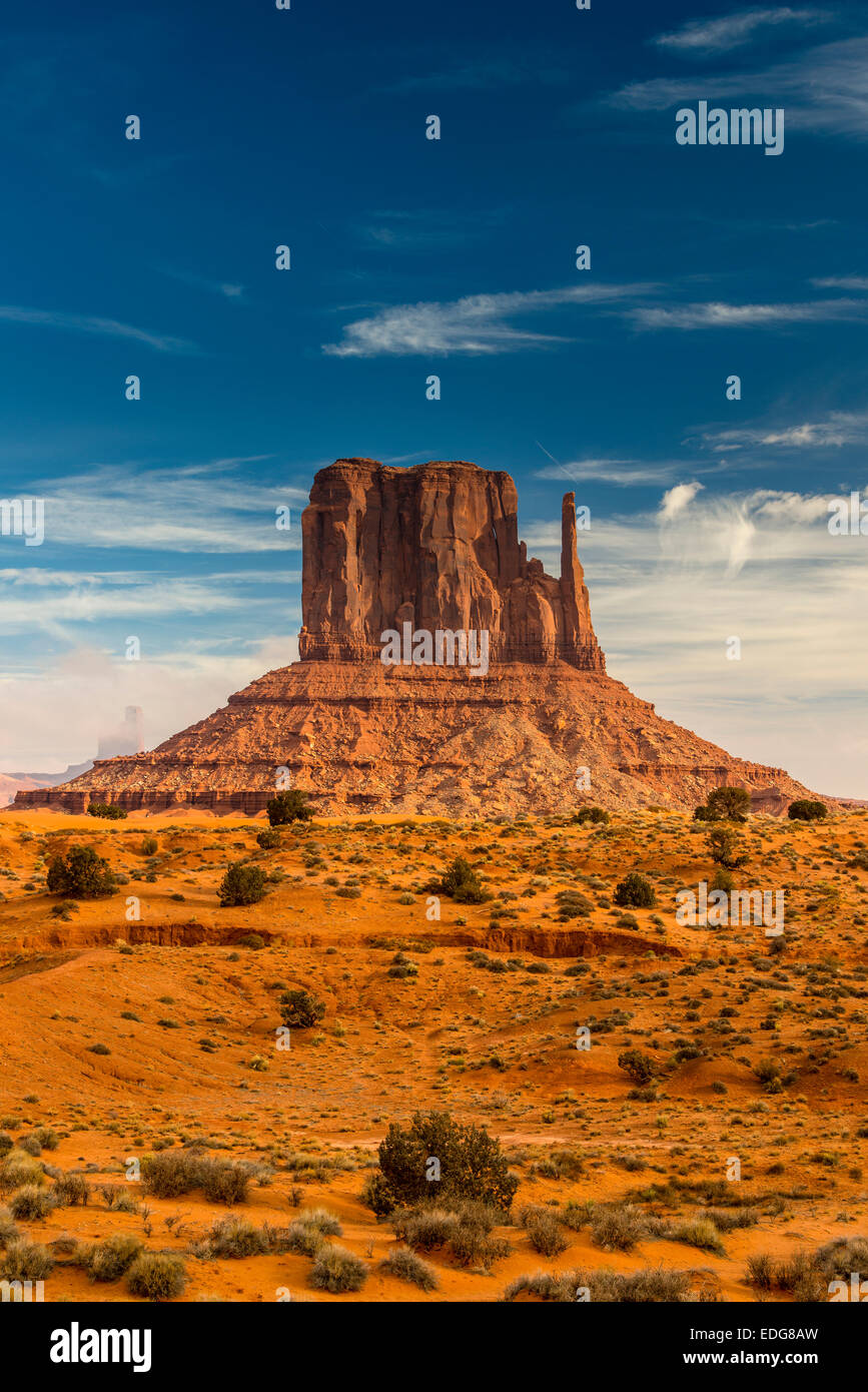 West Mitten Butte, Monument Valley Navajo Tribal Park, Arizona, USA ...