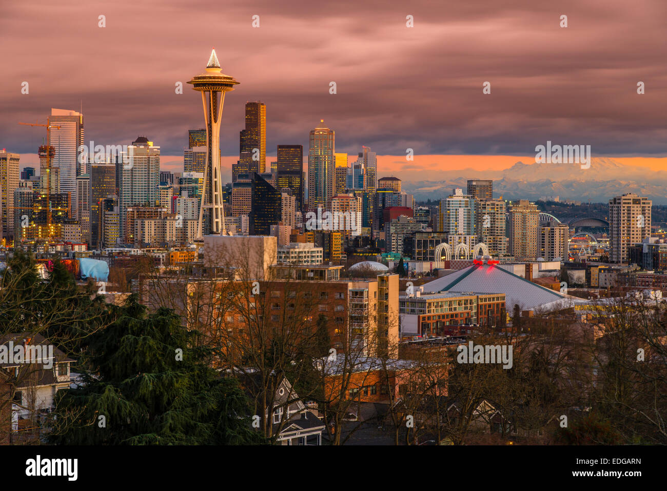 Seattle Winter Skyline