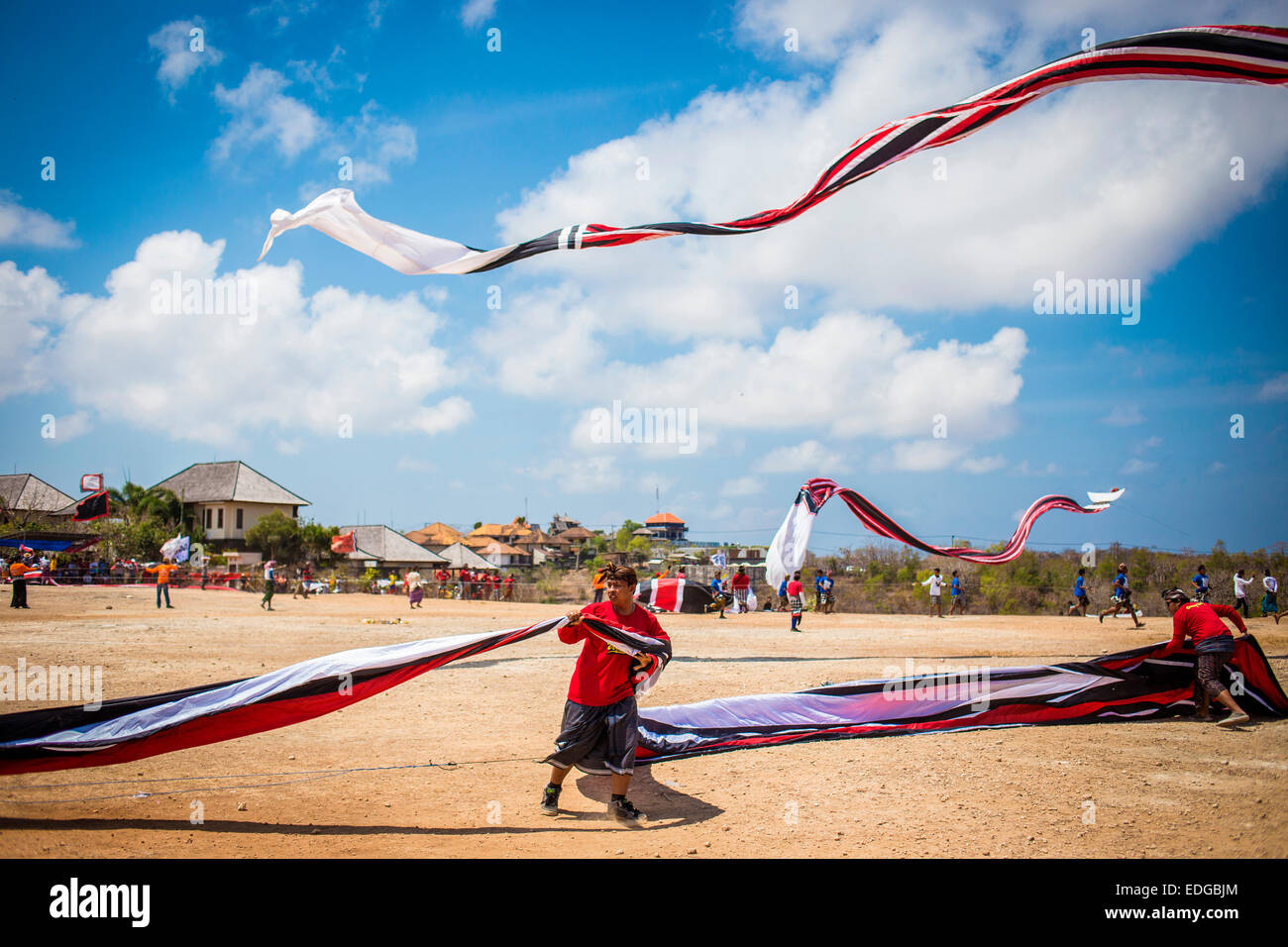 Annual festival of traditional kites in Bali.Indonesia Stock Photo - Alamy