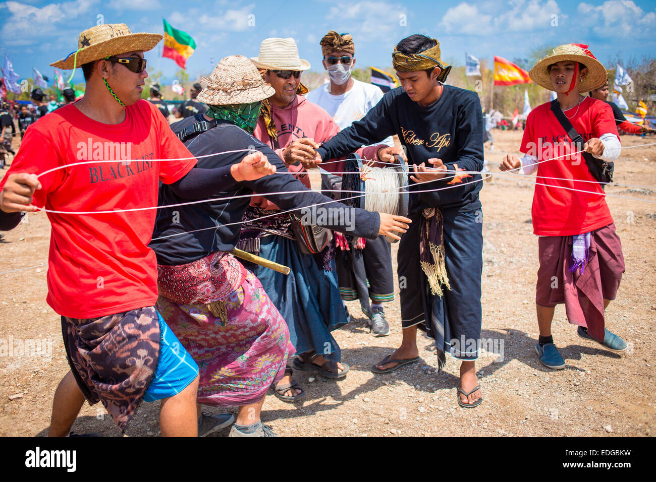 Balinese village festival hi-res stock photography and images - Alamy