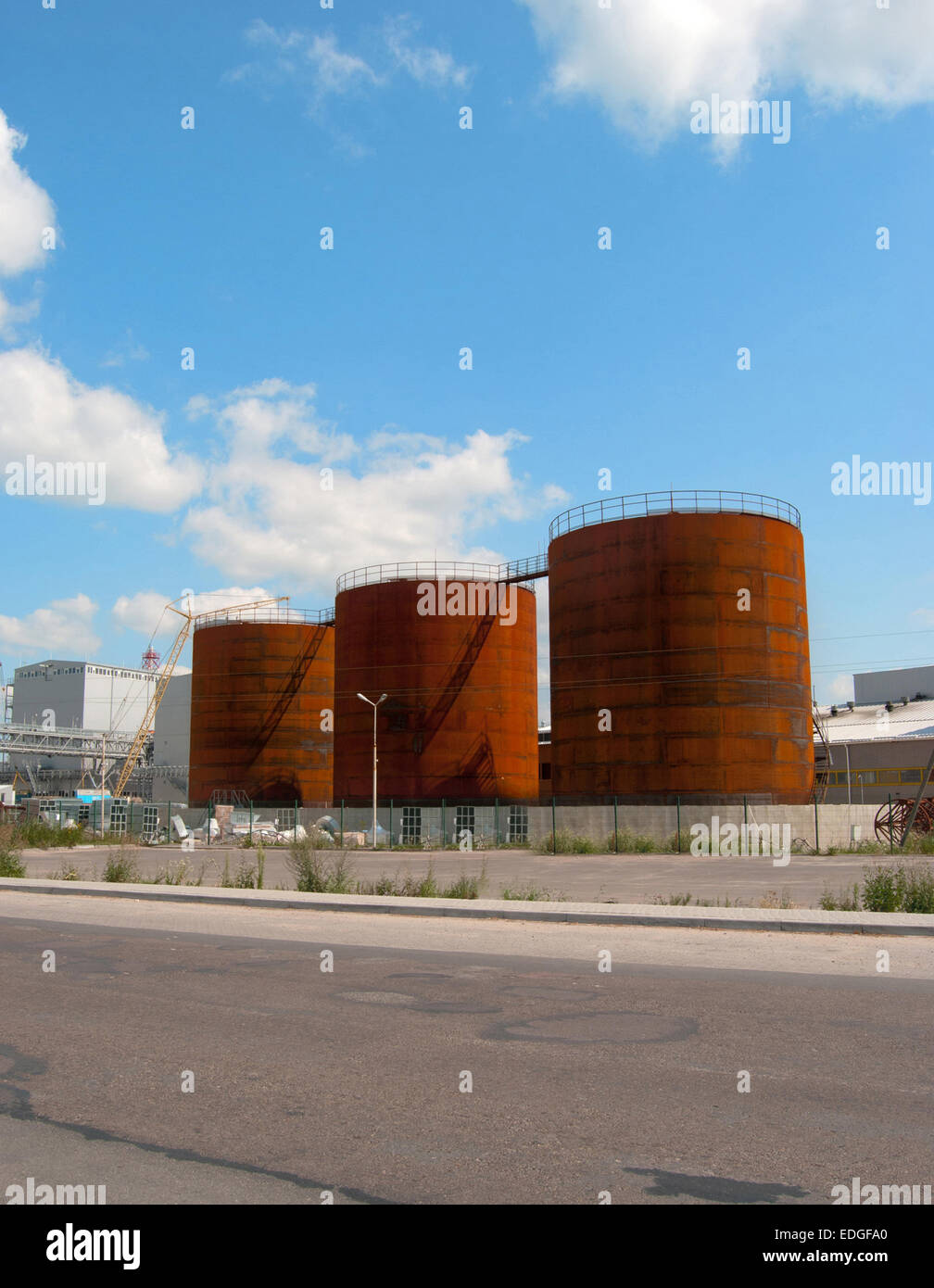new factory is from processing of sunflower Stock Photo - Alamy