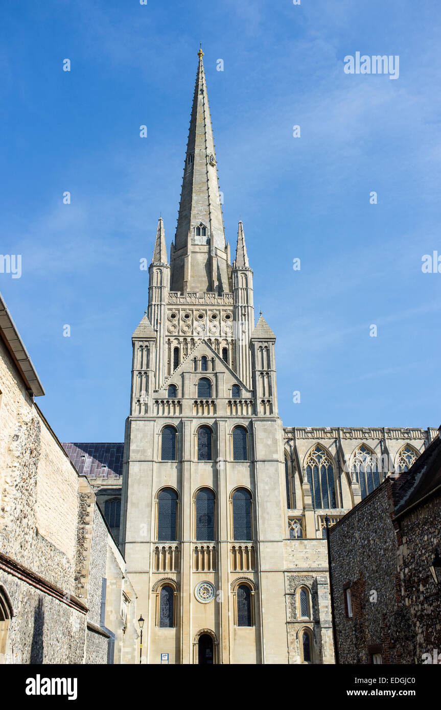 Norwich Cathedral Norfolk England Stock Photo - Alamy