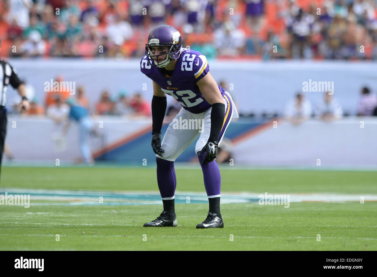 Miami Gardens FL, USA. 21st Dec, 2014. Harrison Smith #22 of Minnesota ...