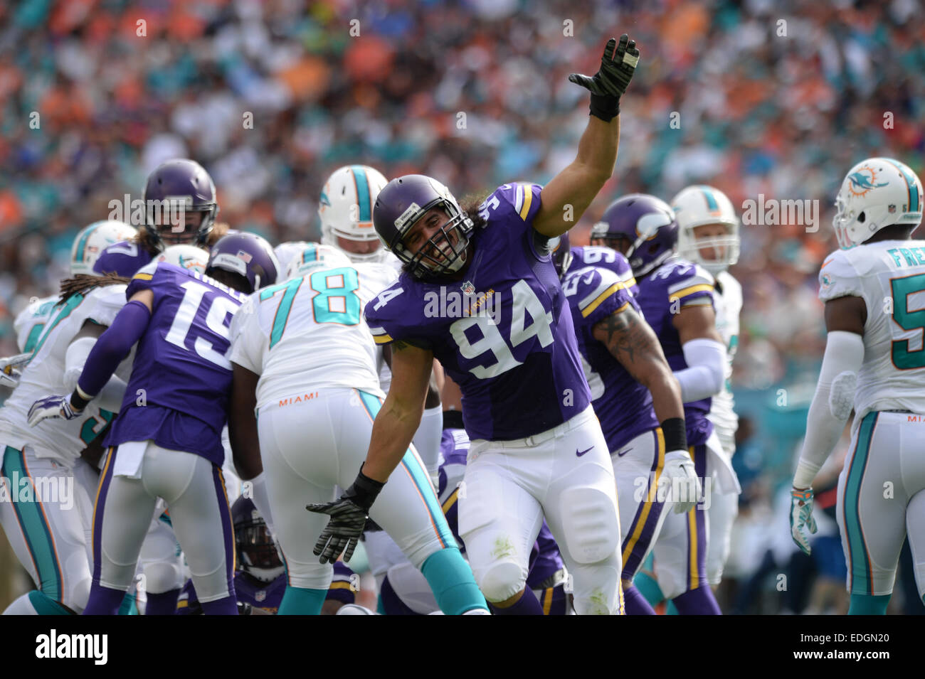 Minnesota vikings miami dolphins hi-res stock photography and images ...