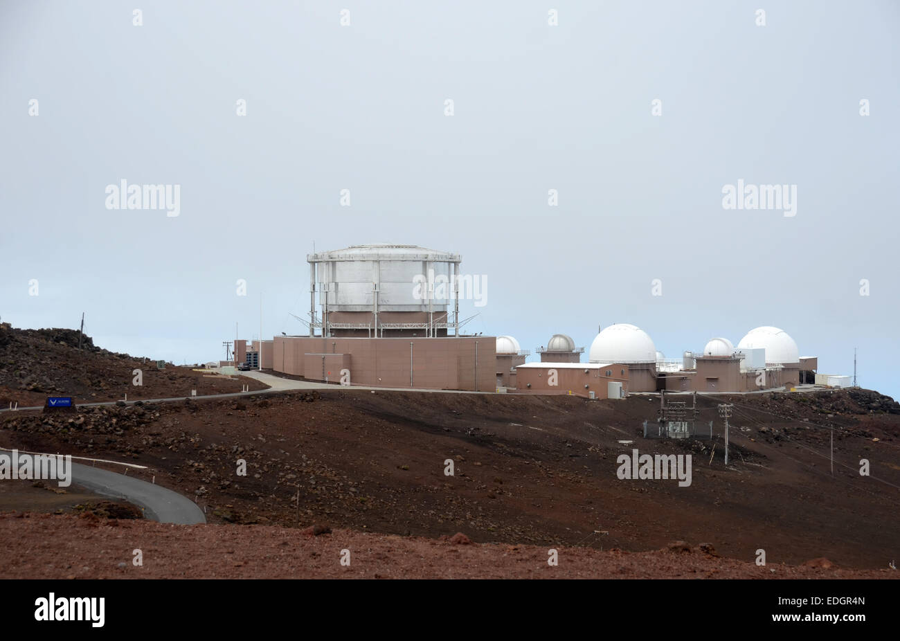 Honolulu, USA - March 24, 2013: US AIr Force radar tracking station ...