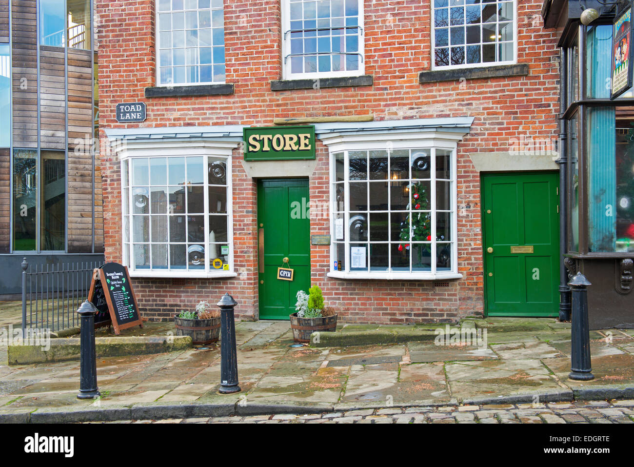 Rochdale Pioneers Museum, Toad Lane, Rochdale, Lancashire, England UK ...