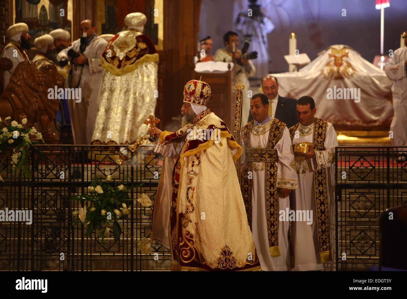 Head of coptic church tawadros hi-res stock photography and images - Alamy