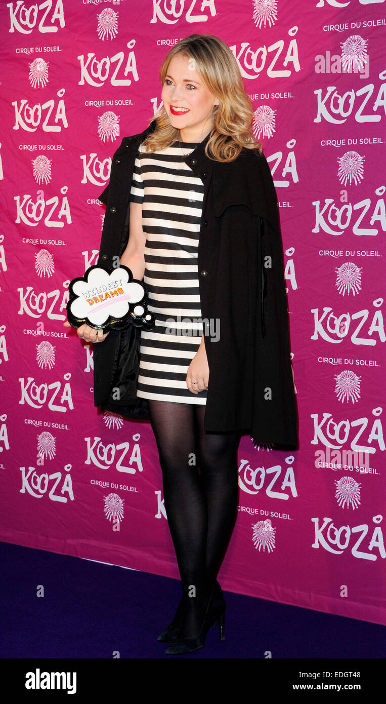 London, UK. 06th Jan, 2015. Dame Esther Ransen attend Cirque du Soleil ...