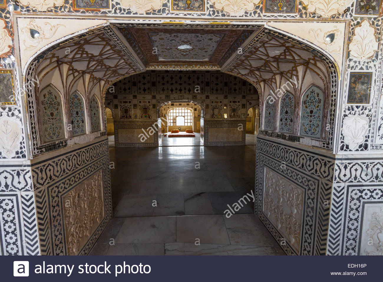 Amer Palace Fort Interior Stock Photos & Amer Palace Fort Interior ...