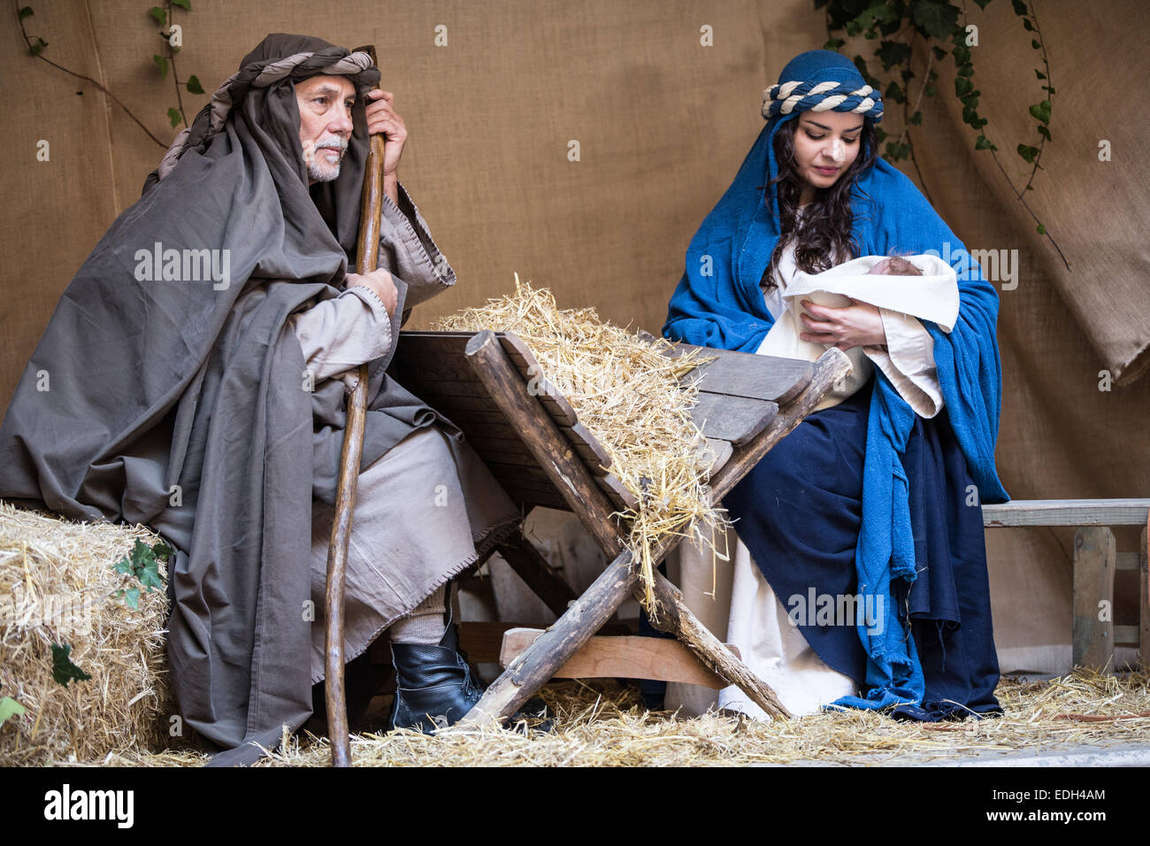 Epiphany and Three Kings in Navona square, Rome, Italy Stock Photo - Alamy