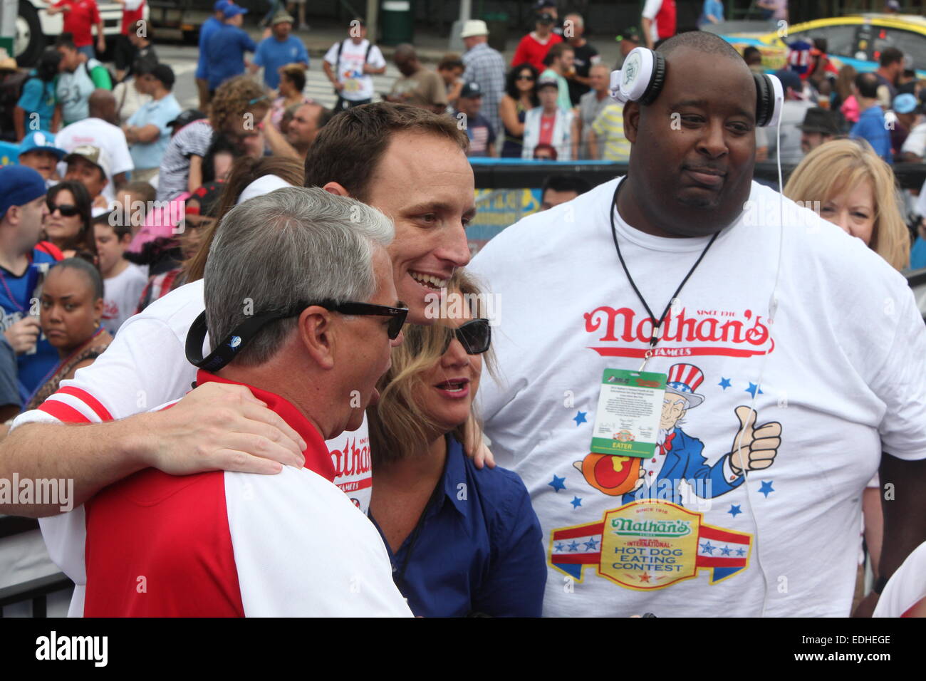 The Annual World-Famous Nathan's International Hot Dog Eating Contest ...