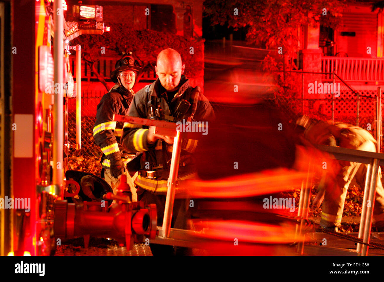 Firefighters vehicle inspection hi-res stock photography and images - Alamy