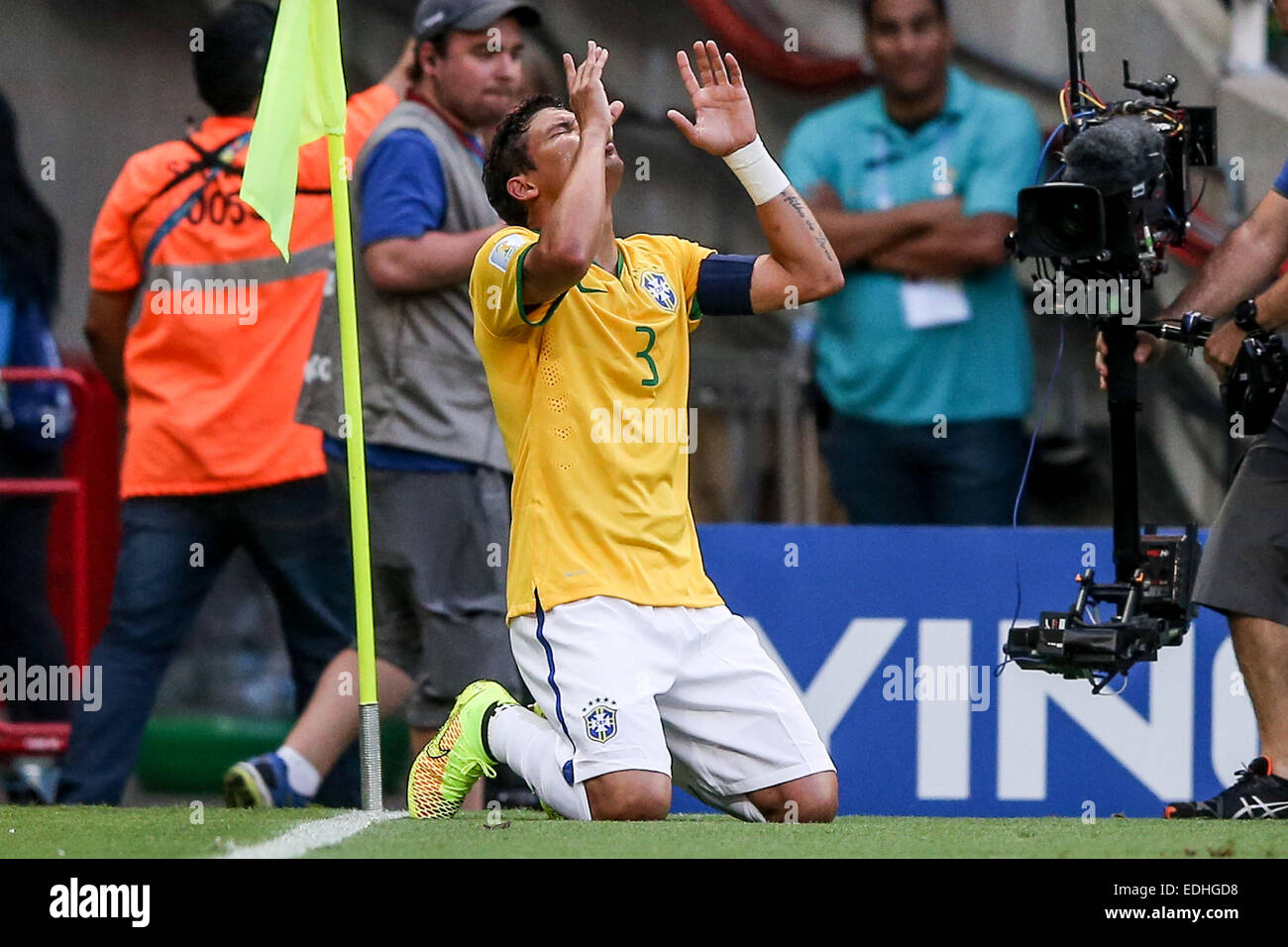 2014 FIFA World Cup - Quarter-Finals, Brazil (2) v (1) Colombia, held ...