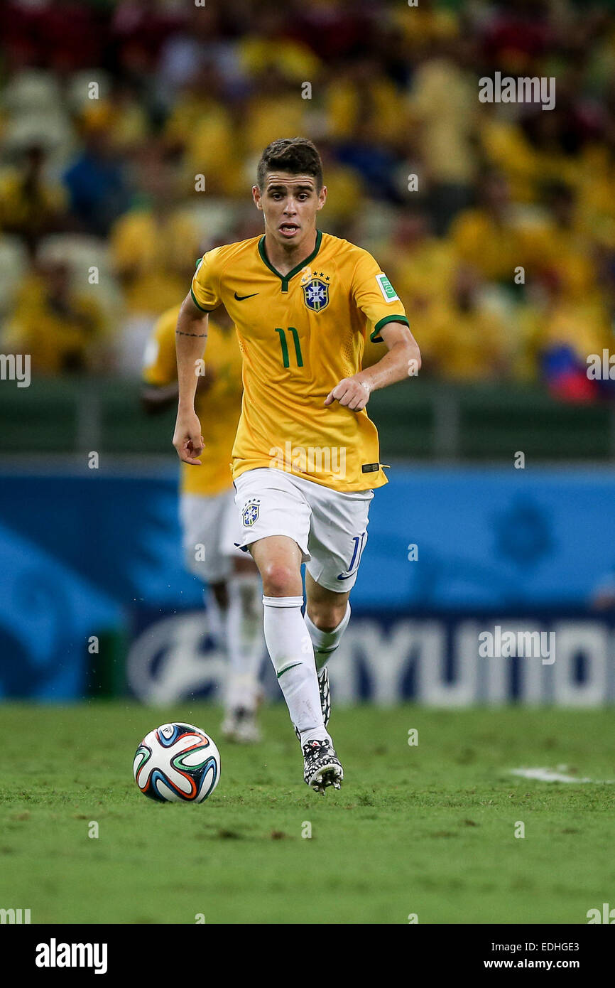 2014 FIFA World Cup - Quarter-Finals, Brazil (2) v (1) Colombia, held ...