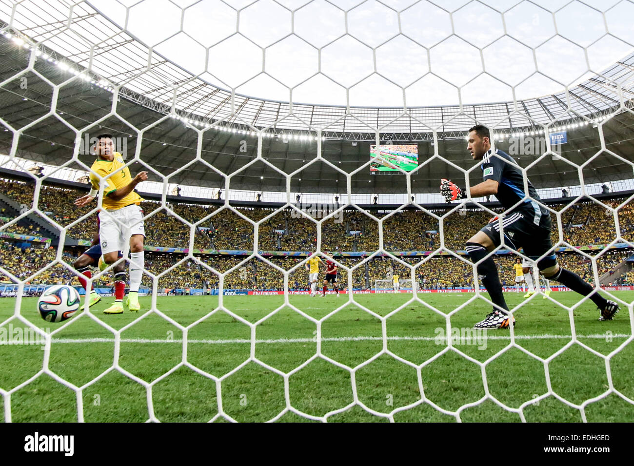 2014 FIFA World Cup - Quarter-Finals, Brazil (2) v (1) Colombia, held ...