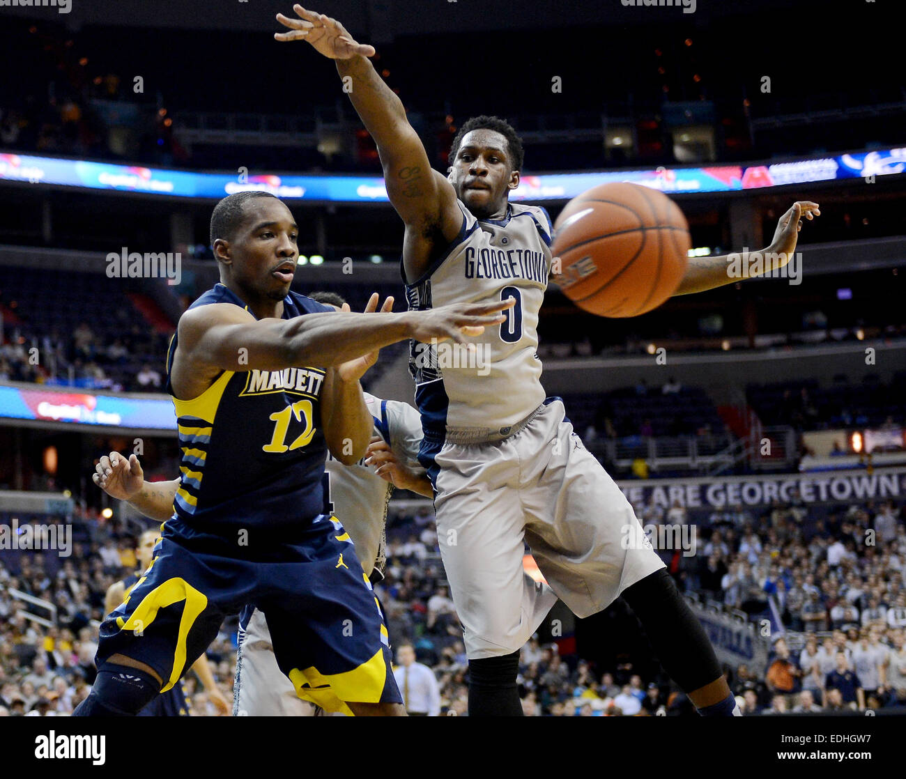 Washington, DC, USA. 6th Jan, 2015. 20150106 - Marquette guard Derrick ...