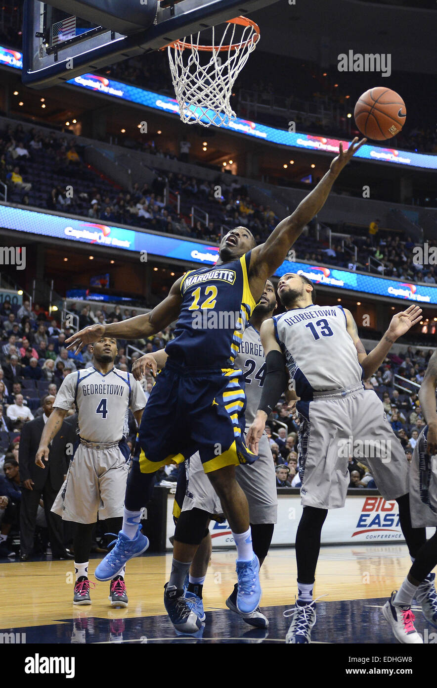 Washington, DC, USA. 6th Jan, 2015. 20150106 - Marquette guard Derrick ...