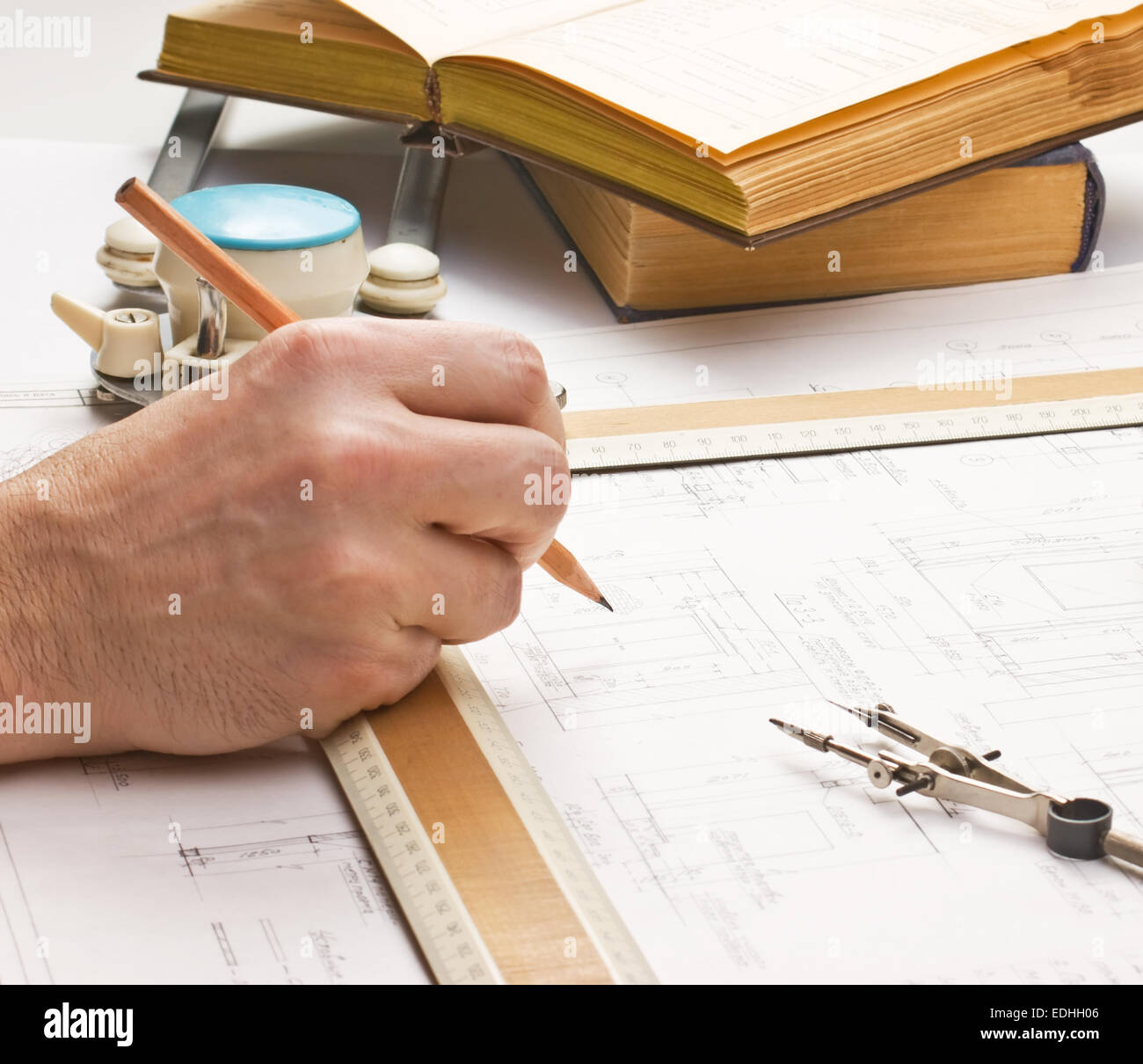 Drafting instruments hi-res stock photography and images - Alamy