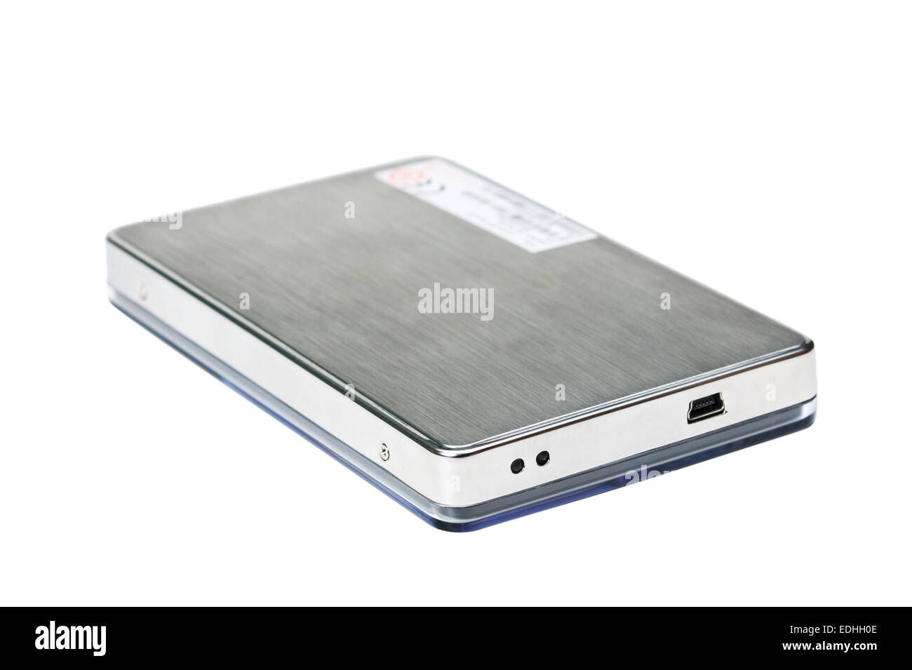 Mobile hard disk isolated on a white background Stock Photo - Alamy