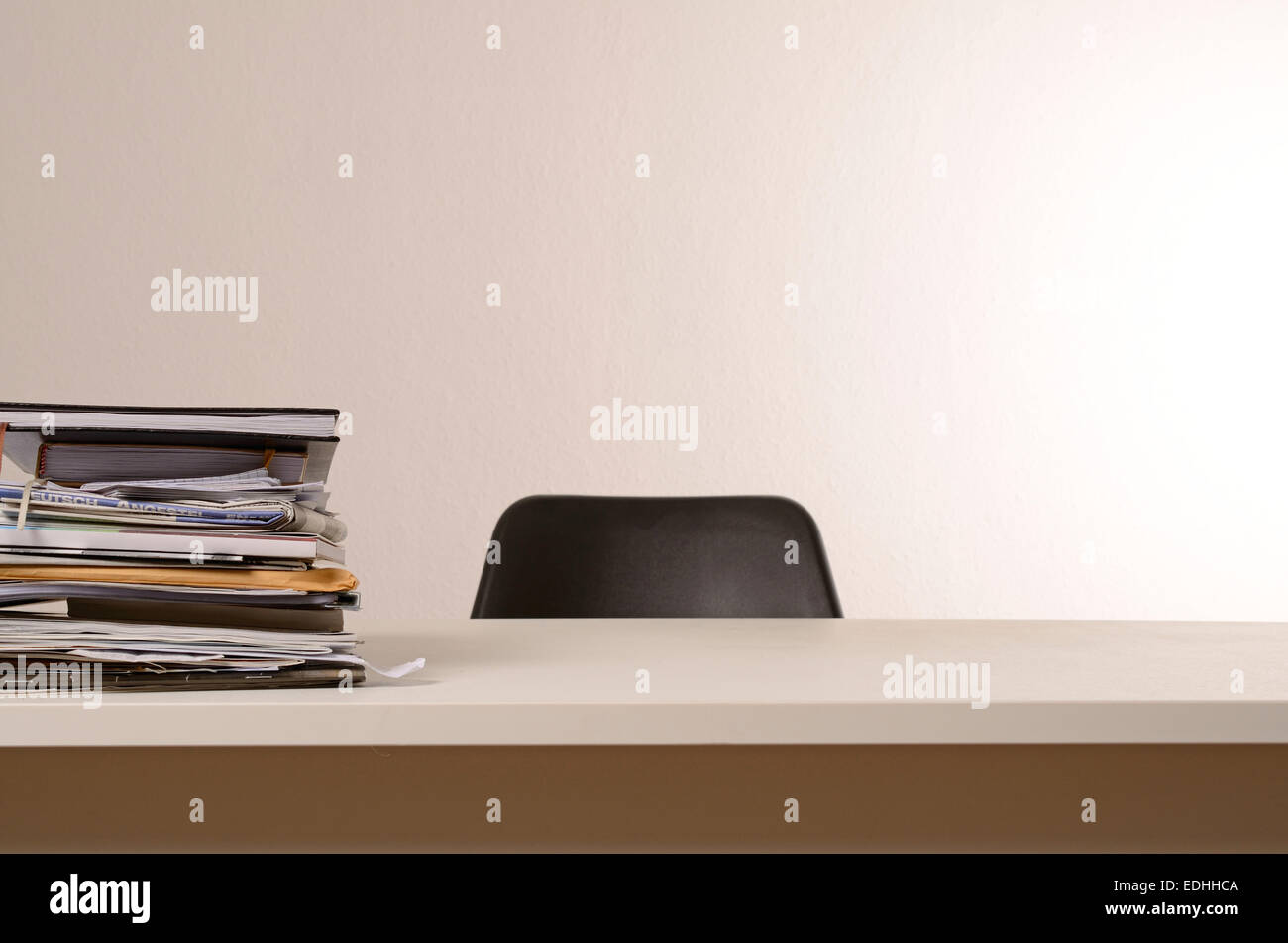 Office table with stacked letters and notebooks Stock Photo - Alamy Office table with stacked letters and notebooks Stock Photo - Alamy