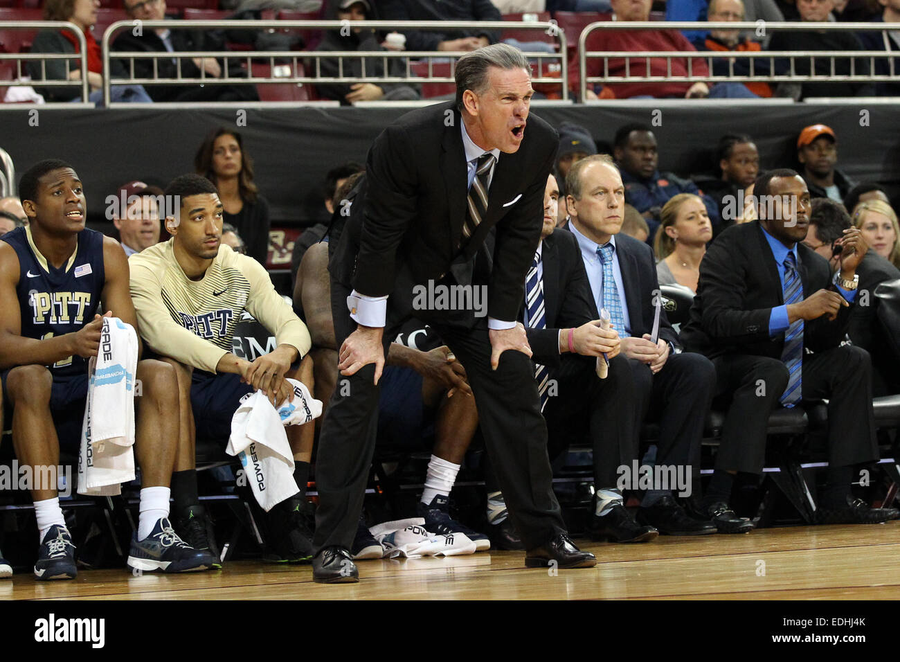 Chestnut Hill, Massachusetts, USA. 6th Jan, 2015. Pittsburgh Panthers ...