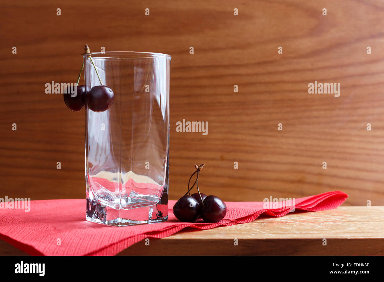 Glass on napkin hi-res stock photography and images - Alamy