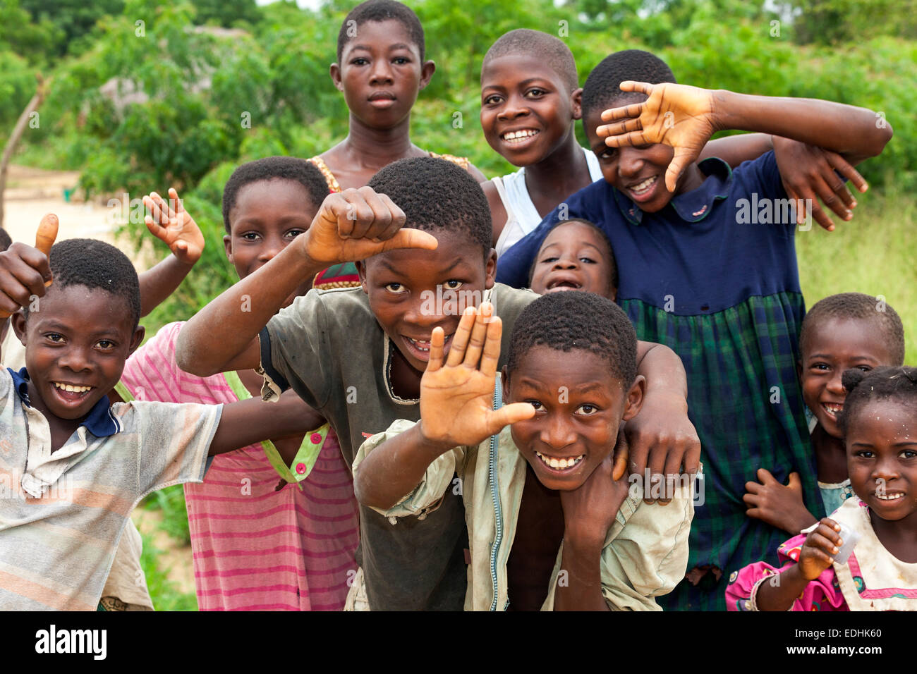 Ghana poverty children hi-res stock photography and images - Alamy