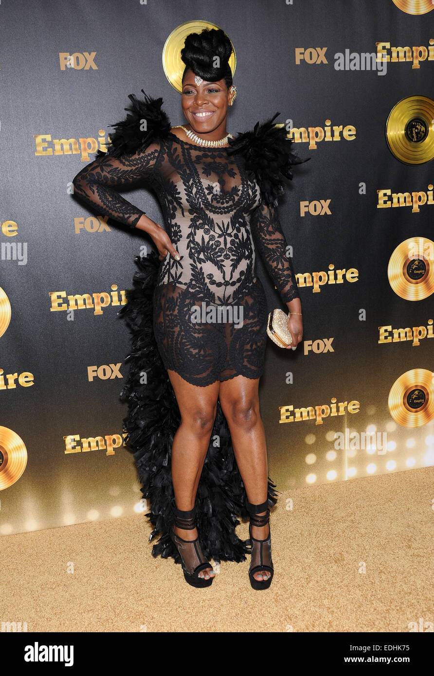 Hollywood, California, USA. 6th Jan, 2015. Ta'Rhonda Jones arrives for ...
