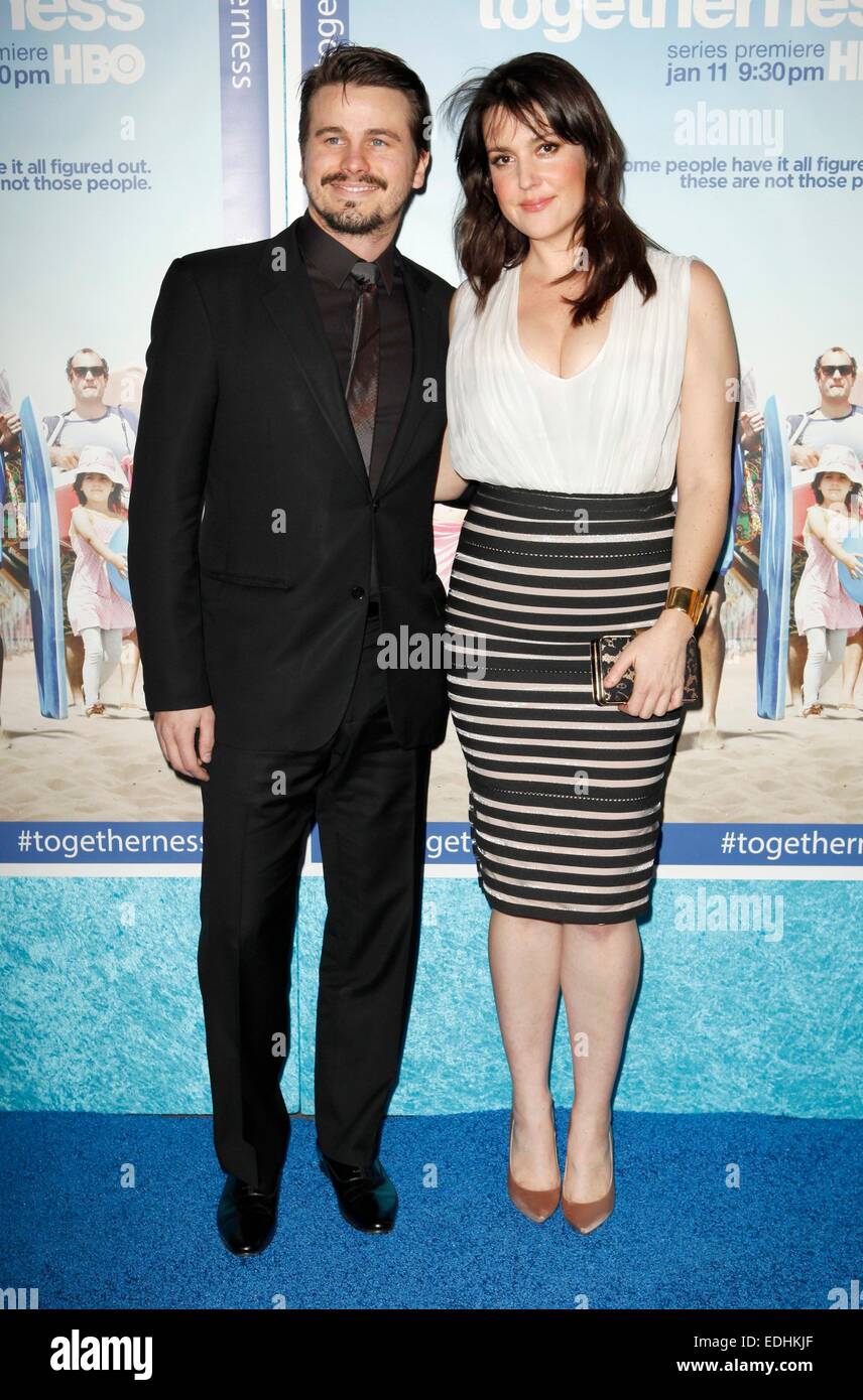 Los Angeles, CA, USA. 6th Jan, 2015. Jeremy Ritter, Melanie Lynskey at ...