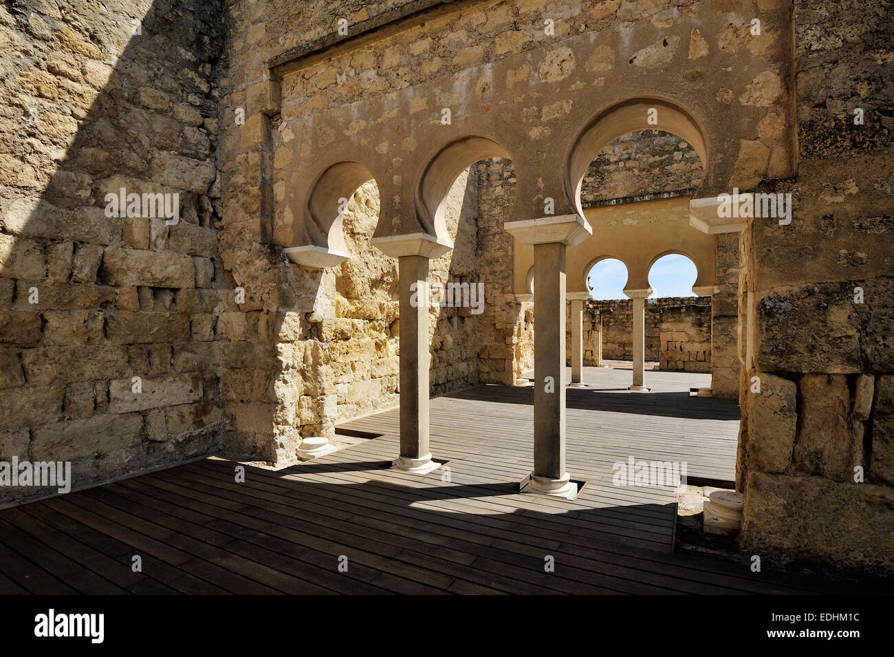 Medina Azahara, the ruins of a fortified Arab Muslim medieval palace ...