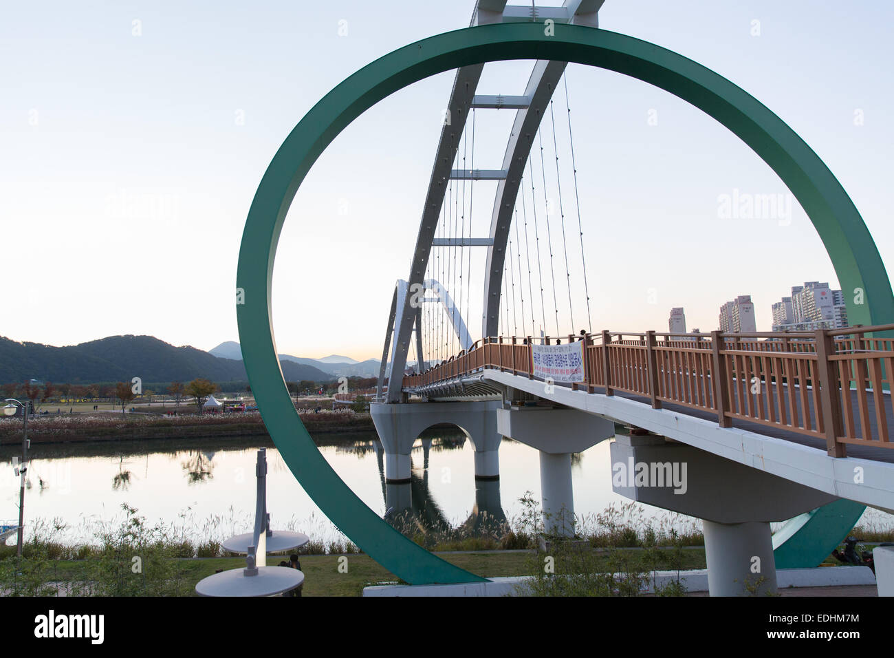 Bridge in the city of Ulsan, in the republic of South Korea Stock Photo ...