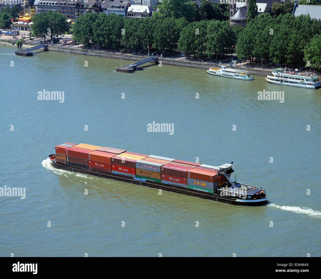 Inland waterway vessel container hi-res stock photography and images ...