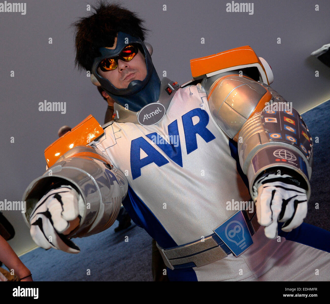 Las Vegas, Nevada, USA. 6th Jan, 2015. The Atmel Territory action figure during the first day of ...