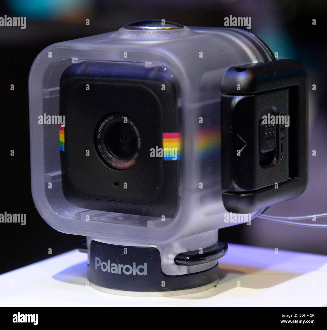 Las Vegas, Nevada, USA. 6th Jan, 2015. Polaroid showing the new CUBE ...