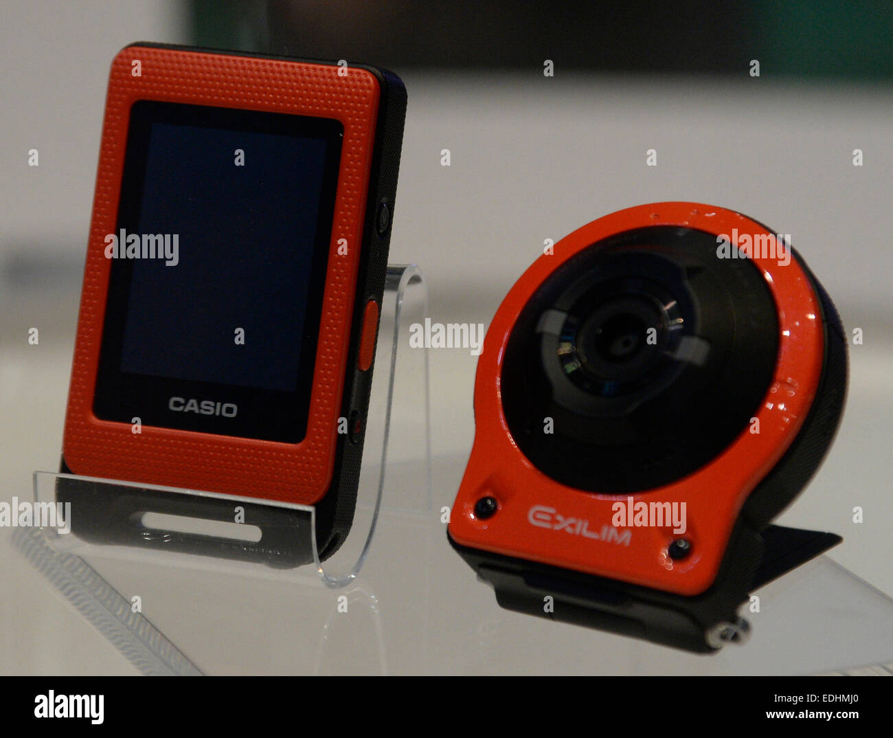 Las Vegas, Nevada, USA. 6th Jan, 2015. Casio new Exilim camera on ...