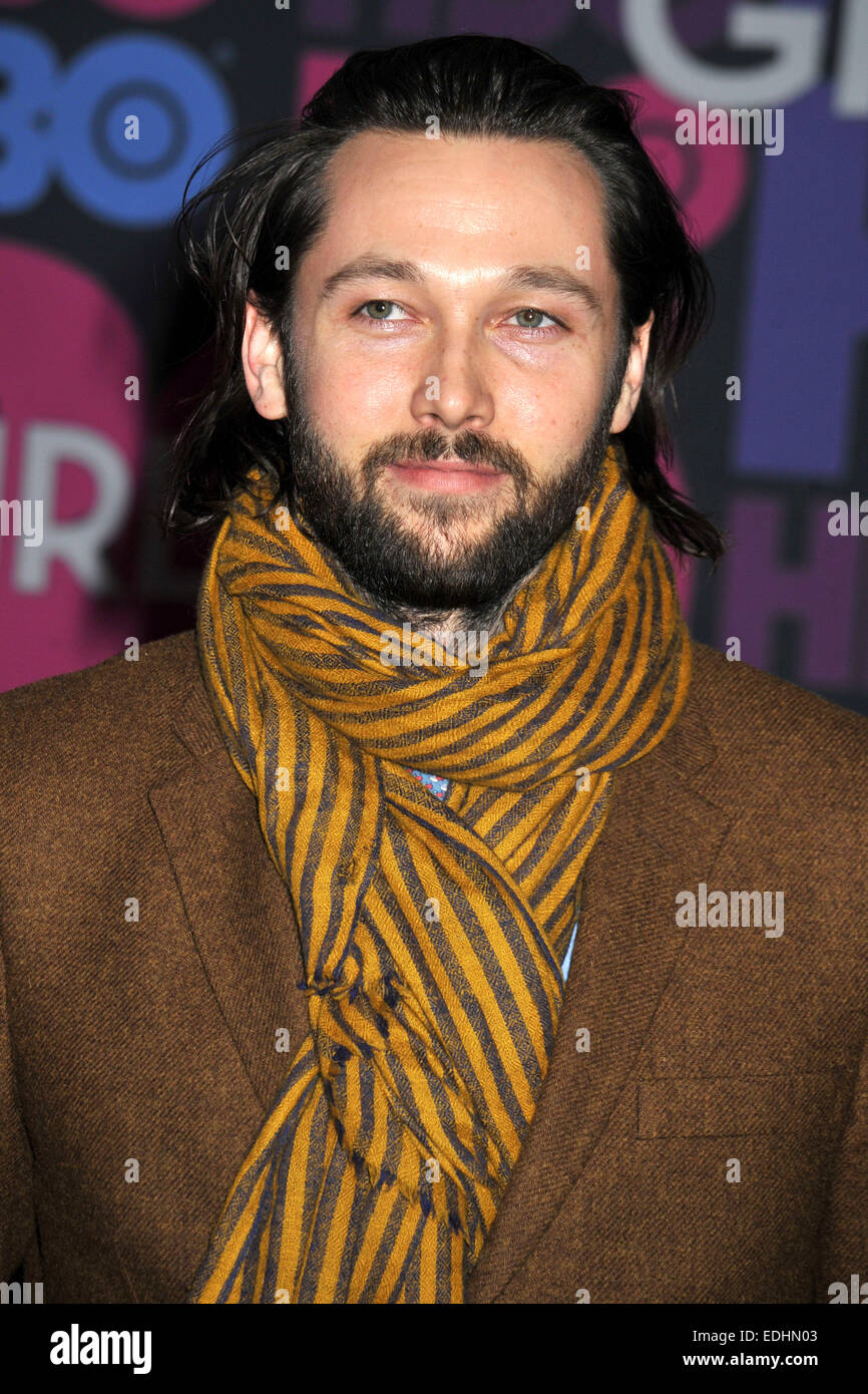 Chris Benz attending the 'Girls' season four premiere at American ...