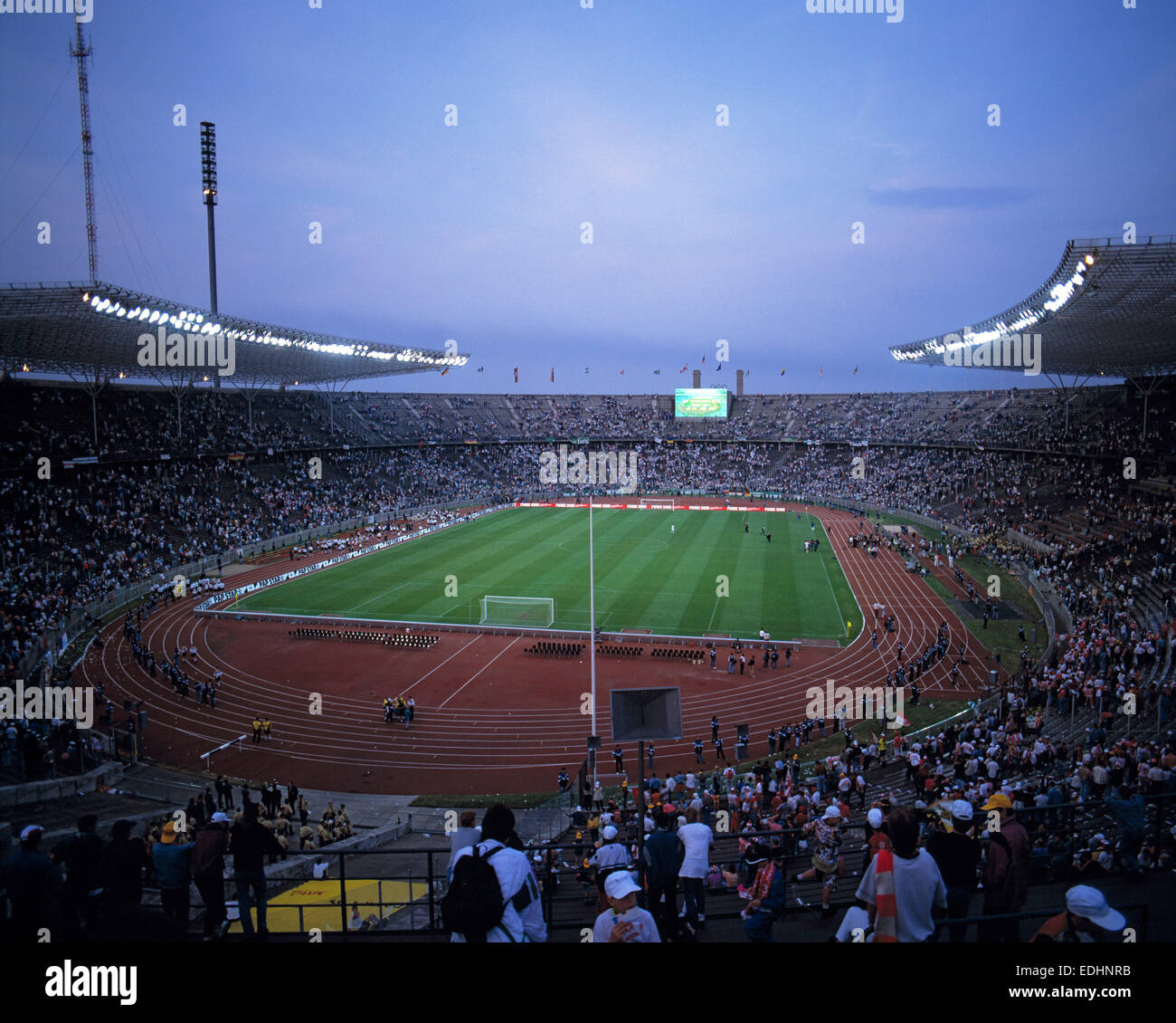 D-Berlin, Spree, Capital of Germany, Olympic Stadium Berlin, spectators ...