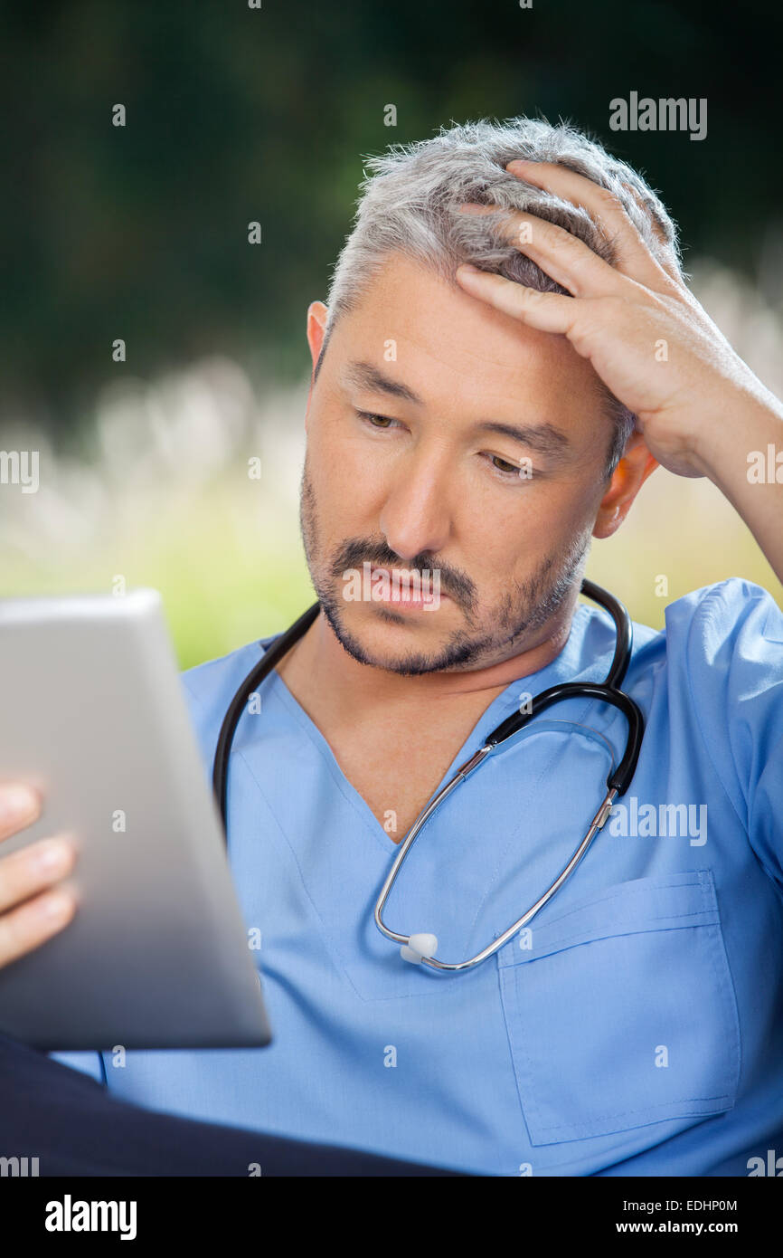 Tensed male hi-res stock photography and images - Alamy