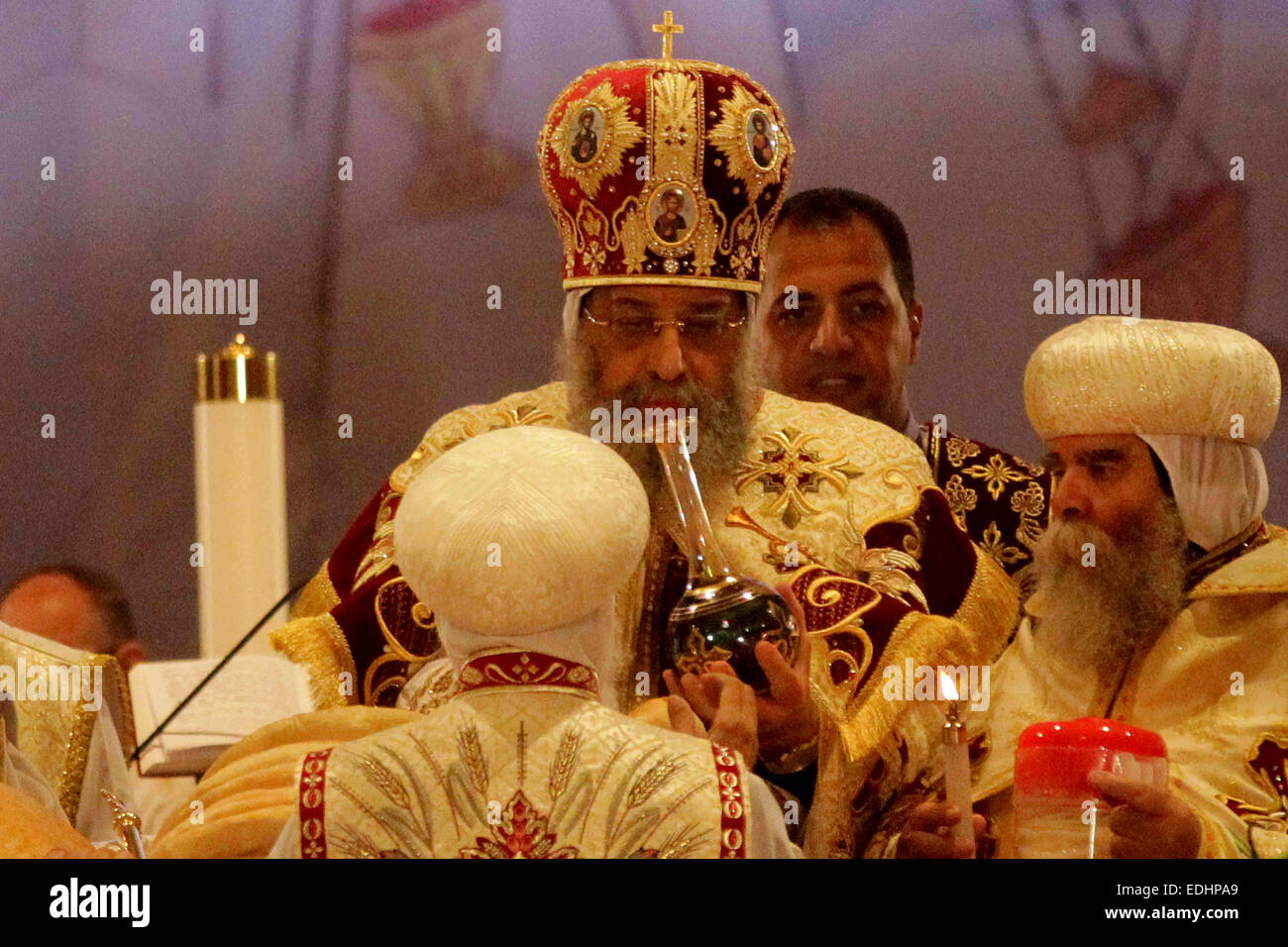 Coptic church at night egypt hi-res stock photography and images - Alamy