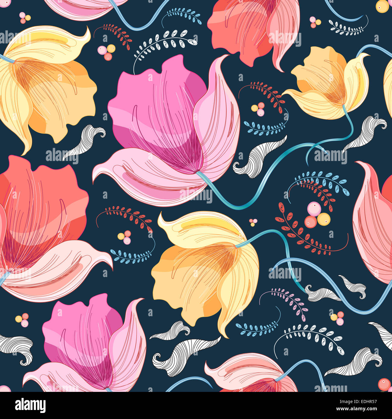 Colorful Floral Pattern